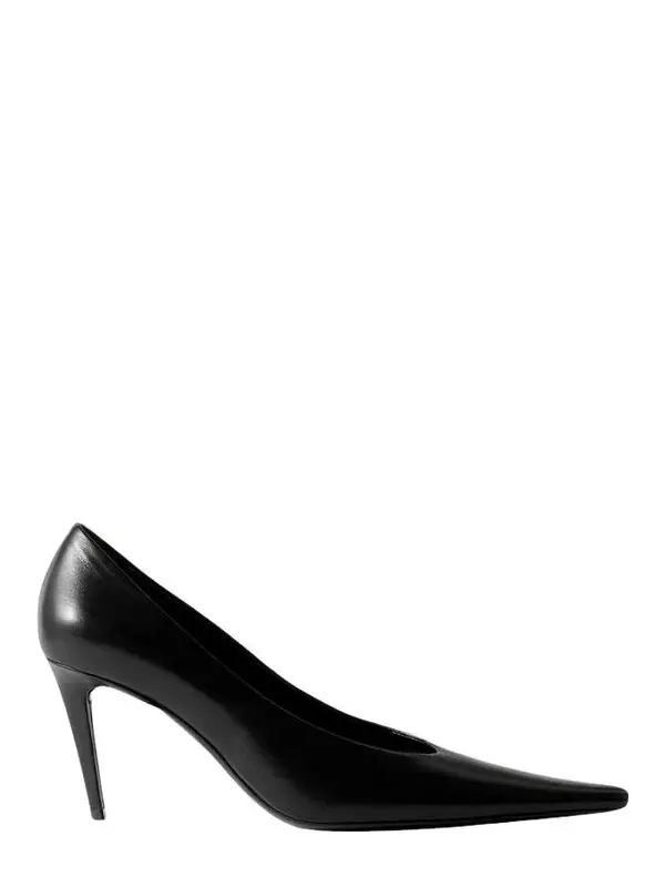 Saint Laurent Anne Marie Leather Pumps - Black