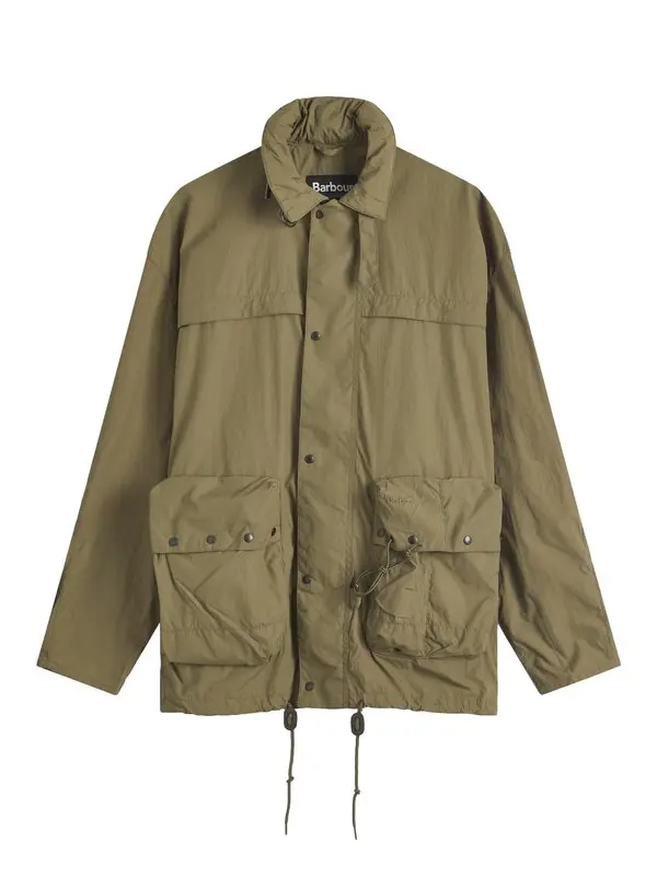 Barbour Heritage+ Modified Durham Showerproof Jacket - Burnt Olive
