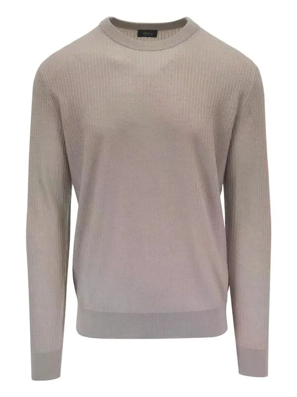 Brioni Fine-knit Sweater - Neutrals