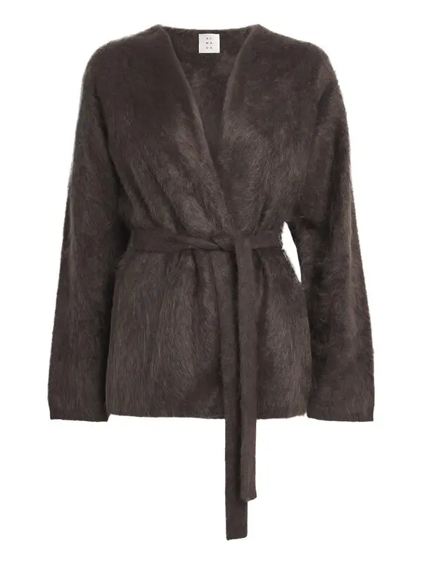 Almada Label Aria Cashmere Cardigan - Brown