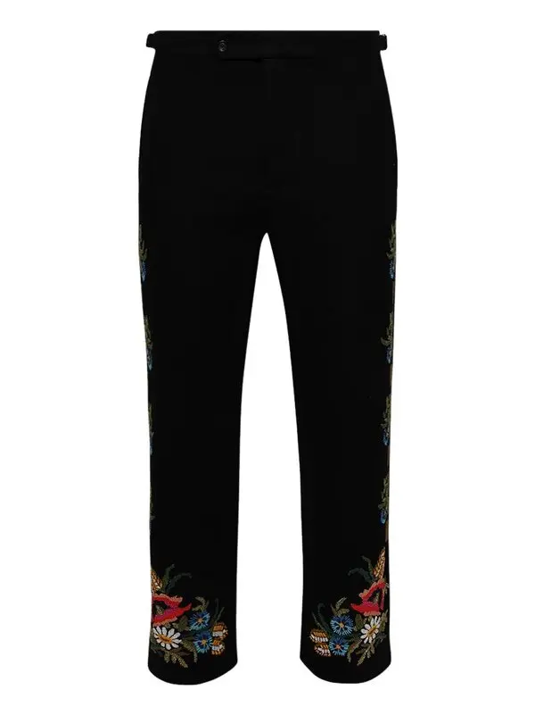 BODE Beaded Aquitaine Trousers - Black