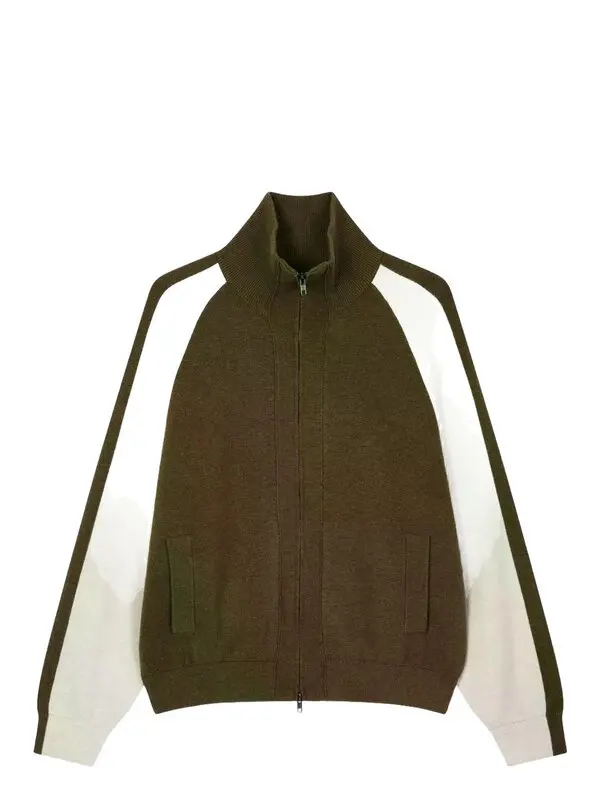 STUDIO TOMBOY Zip-closure Cardigan - Brown