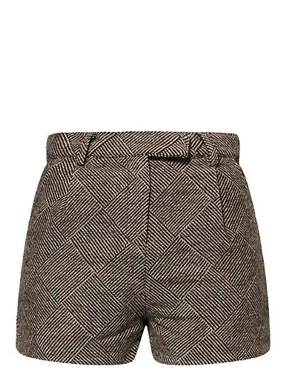 4TH & RECKLESS Pleated Knitted Shorts - Multi