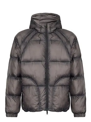 REPRESENT Hooded Shell Jacket - Washed Black
