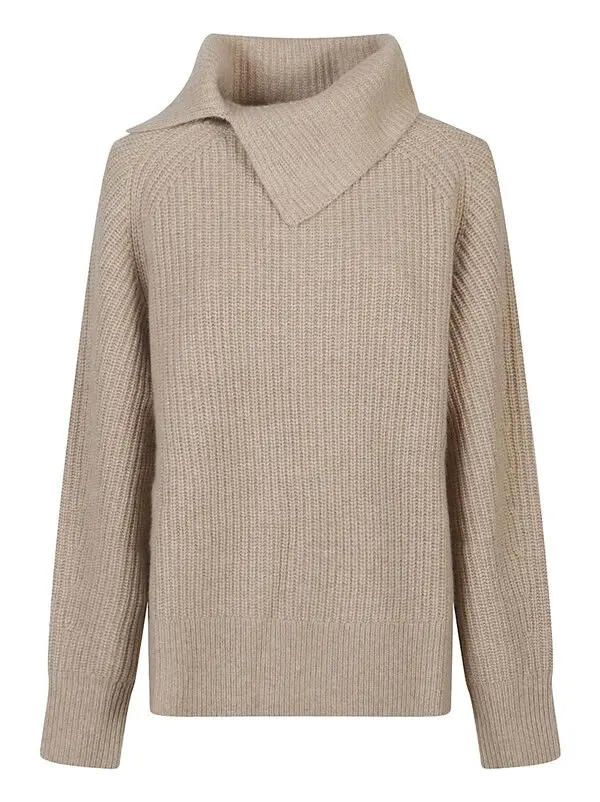 Loulou De Saison Cecil Turtleneck Sweater - Beige