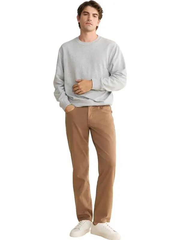 Warp + Weft Ord Straight Fit Pants - Brown