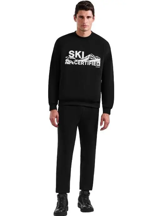 Rudsak Crewneck Graphic Sweatshirt - Black