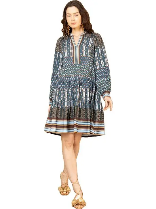 Hale Bob Salma Jersey Mini Dress - Floral / Multicolor
