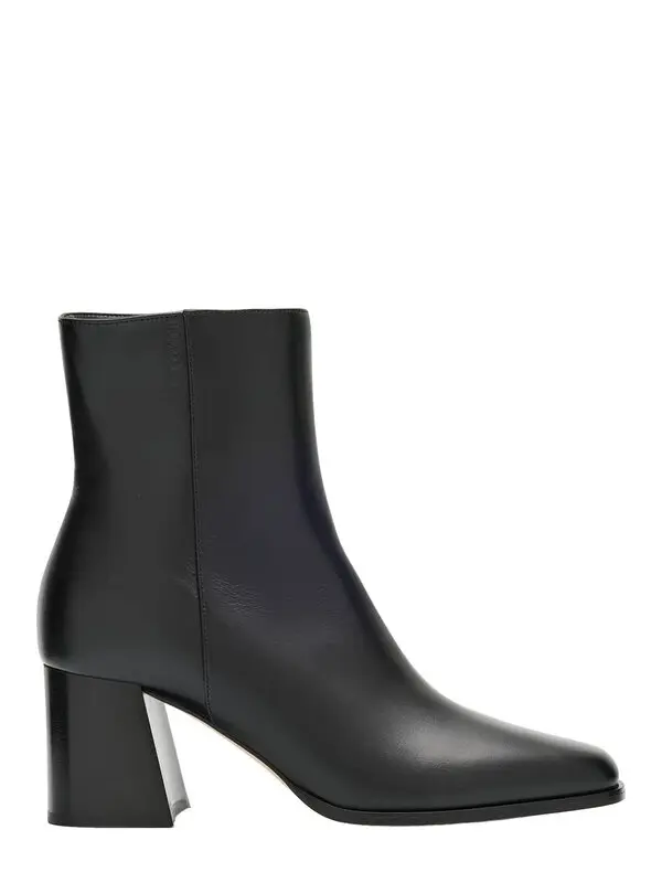 JIMMY CHOO Linne Leather Ankle Booties - Black