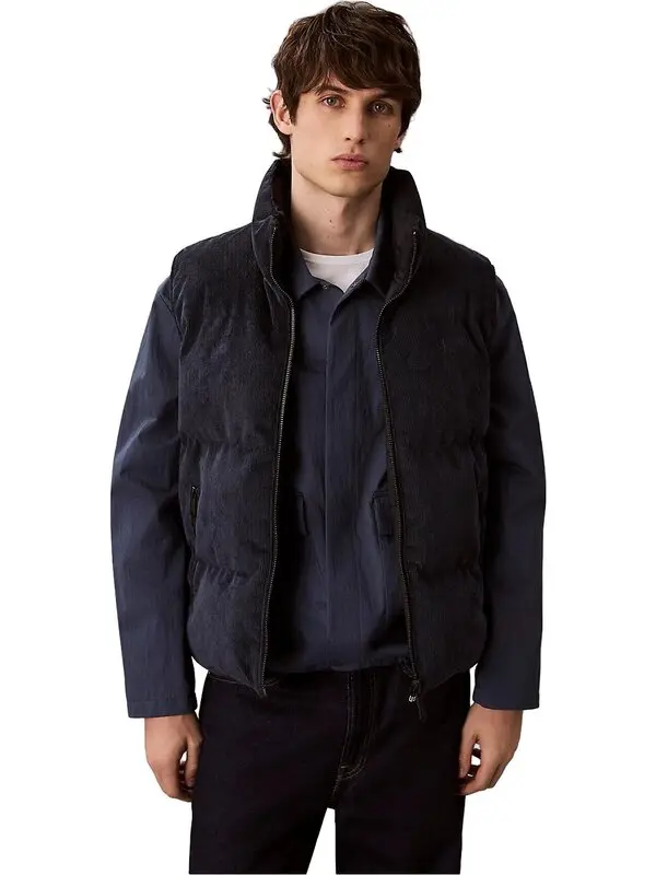 Calvin Klein Reversible Puffer Vest - Dark Sapphire