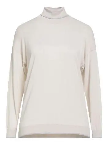 Eleventy Turtleneck Light Wool Pullover - Grey