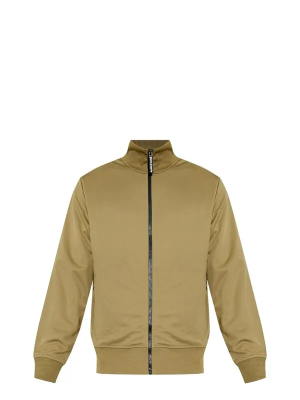 Palm Angels Turtleneck Zip-up Sweatshirt - Green