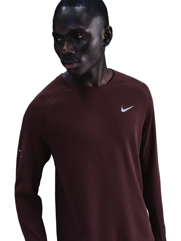 Nike Stride Dri-fit Running Waffle Crew - Red