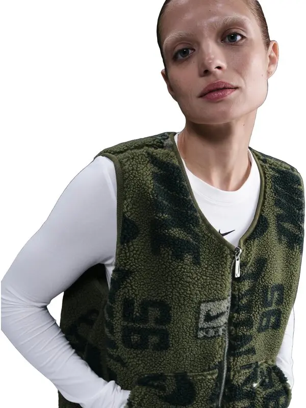 Nike Sportswear High-pile Fleece Vest - Green