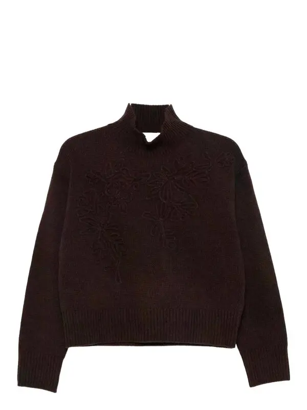 ERMANNO FIRENZE Roll-neck Sweater - Brown