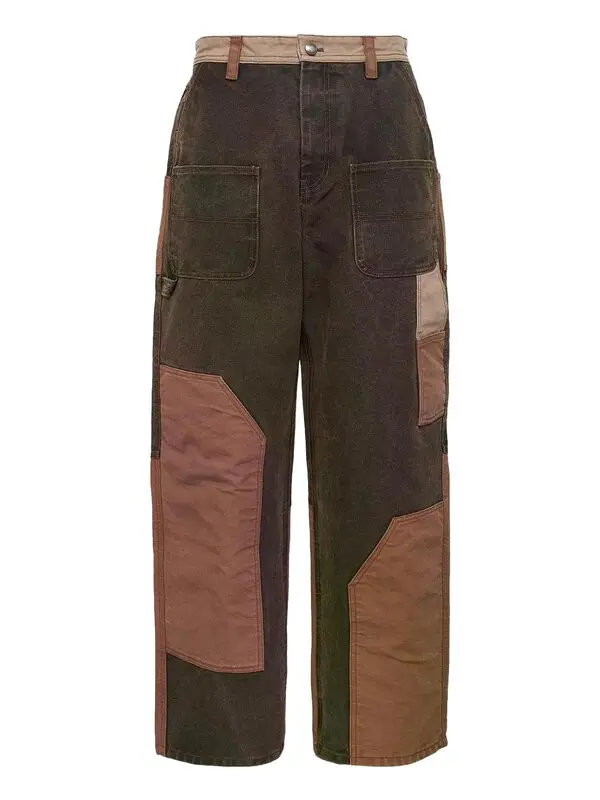 Andersson Bell Patchwork Jeans - Brown