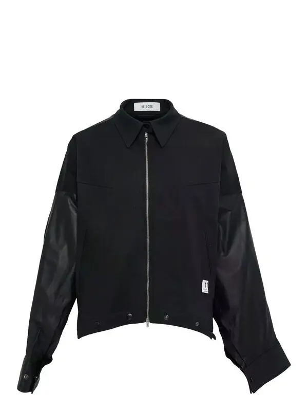 RE CODE Paneled Jacket - Black