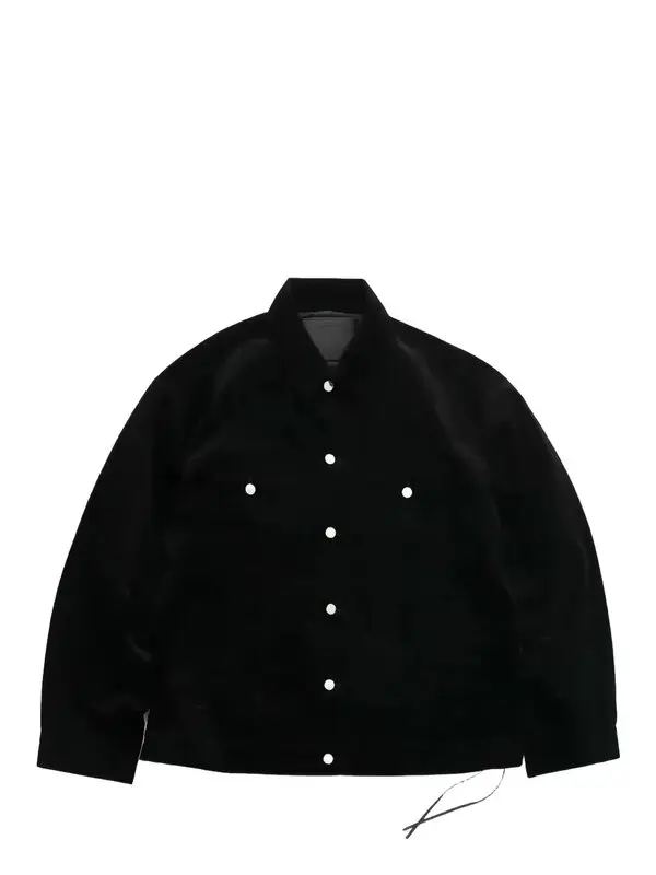 MASTERMIND WORLD Corduroy Skull-embellished Jacket - Black