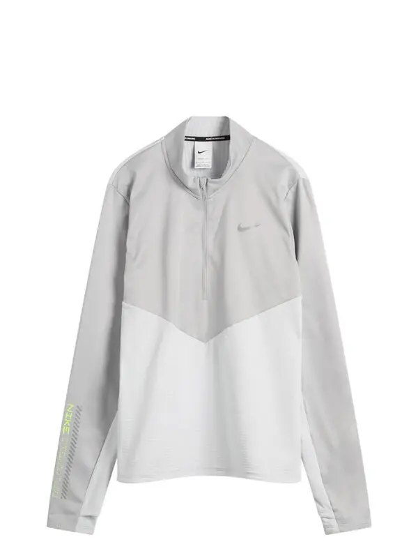 Nike Winterized Half Zip - Platinum/grey/volt