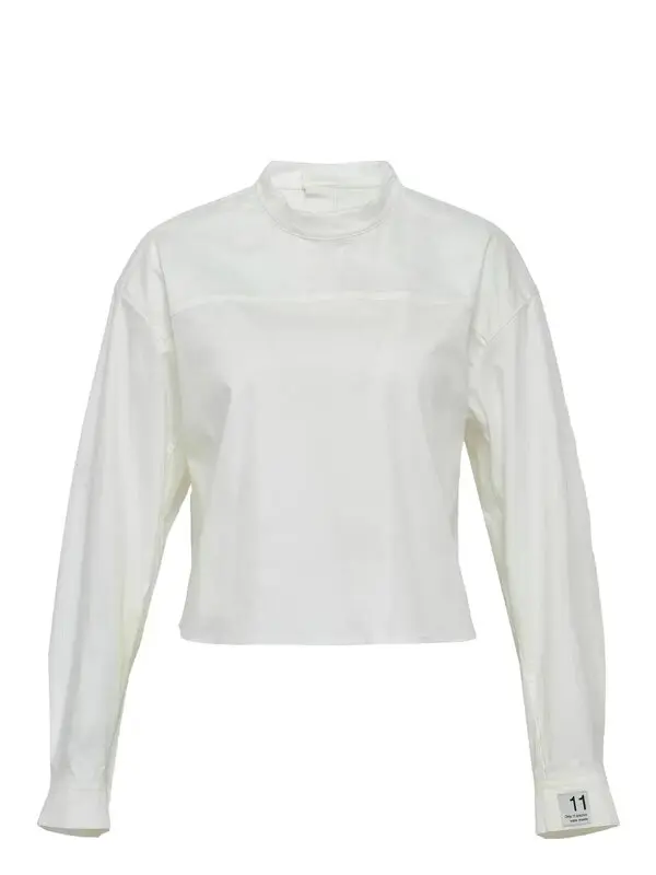 RE CODE Mock Neck Shirt - White