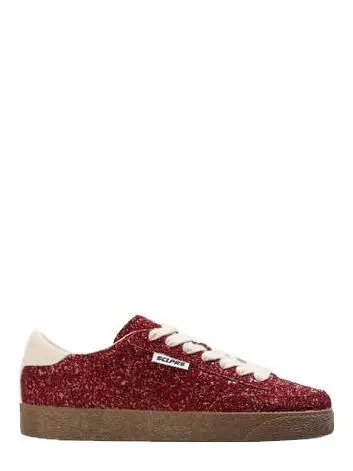 SCALPERS Glitter Skull Sneakers - Red