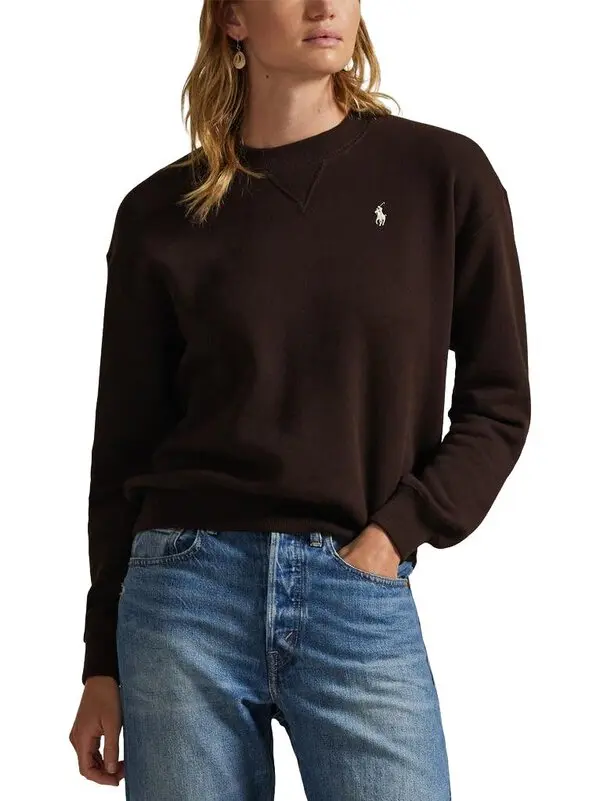 Ralph Lauren Fleece Crewneck Sweatshirt - Circuit Brown