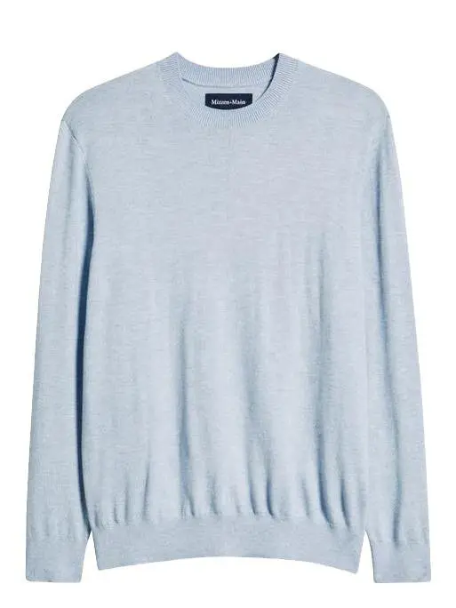 Mizzen+main Heritage Crewneck Sweater - Cloud Blue Heather