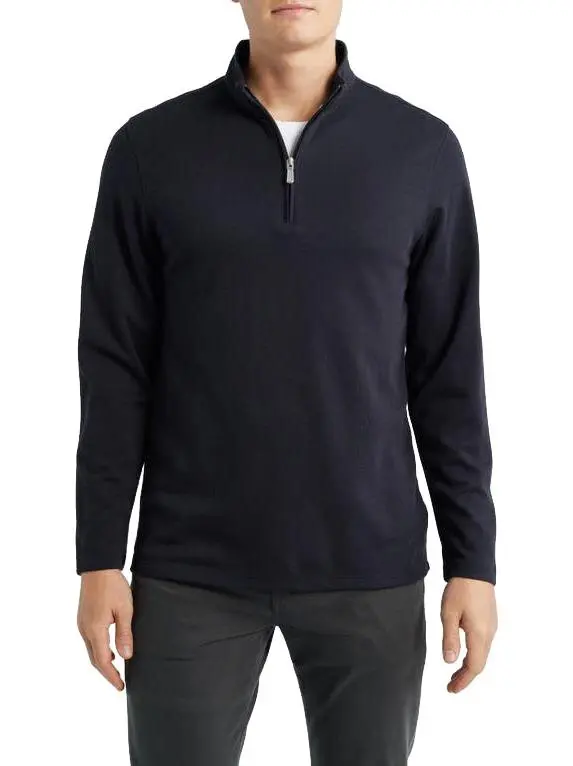 Mizzen+main Kpi Quarter-zip Pullover - Black