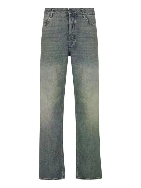 Balenciaga Patch-pocket Jeans - Blue