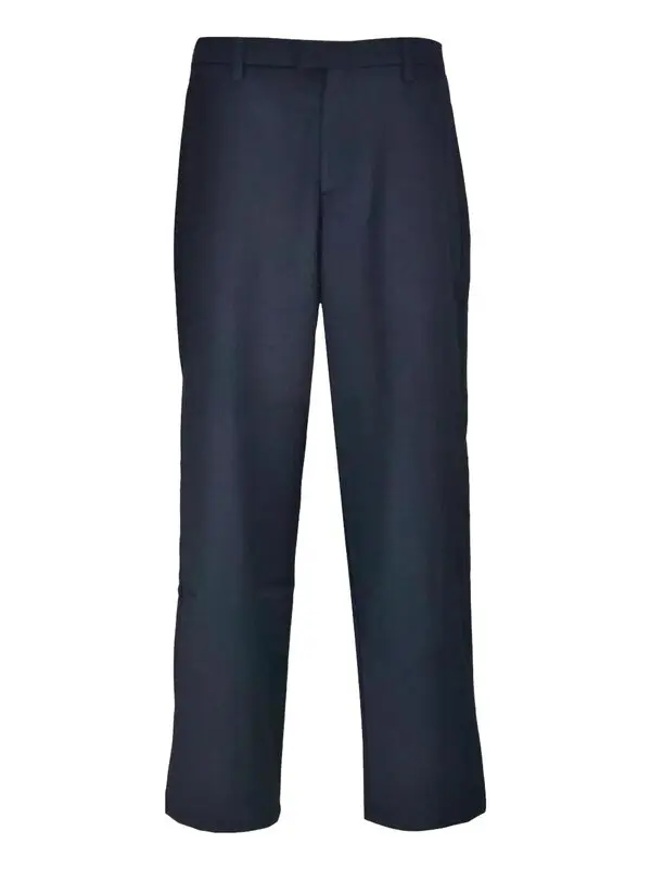 YAN SIMMON Stretch Cotton Trousers - Black