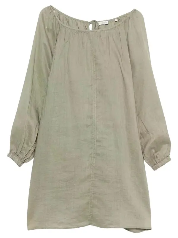 Marc O'polo Gathered Long-sleeve Dress - Green