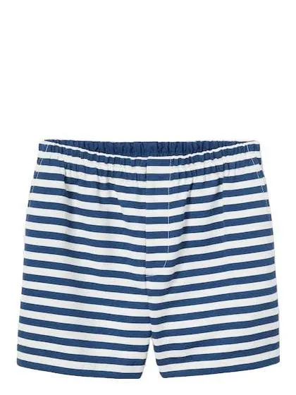 Gucci Printed Gg Cotton Jacquard Shorts - Blue