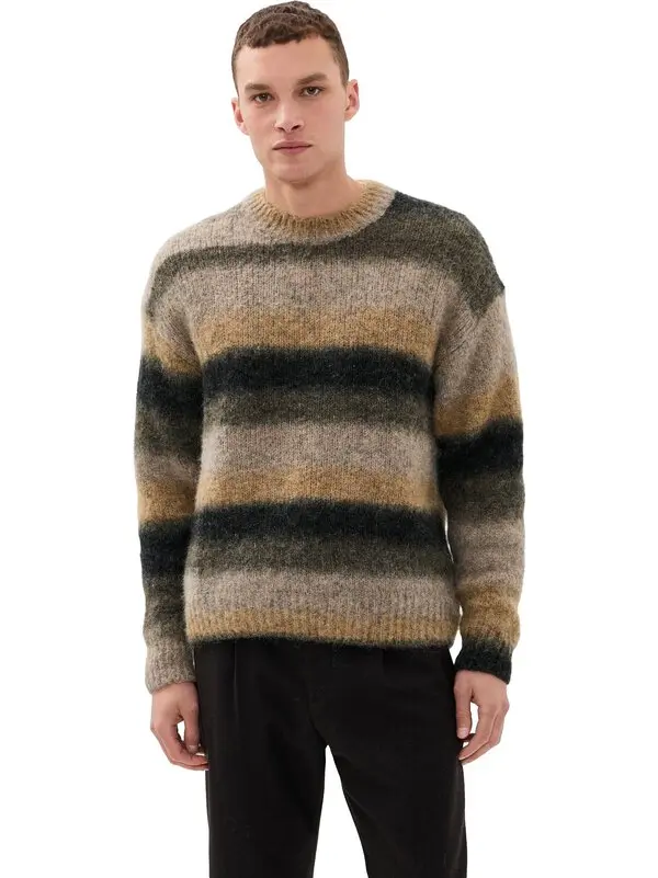 Norse Projects Jonas Gradient Alpaca Sweater - Utility Khaki