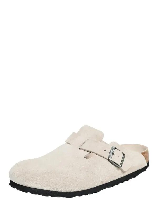 BIRKENSTOCK Boston Soft Footbed Clogs - Oyster