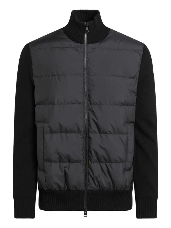 Moncler Padded Zip Cardigan - Black