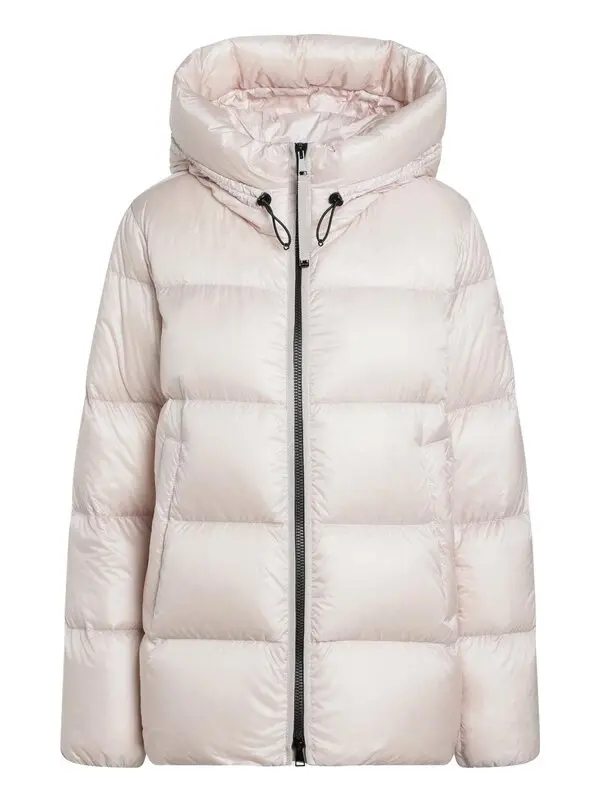Moncler Light Zip-up Down Jacket - Pink