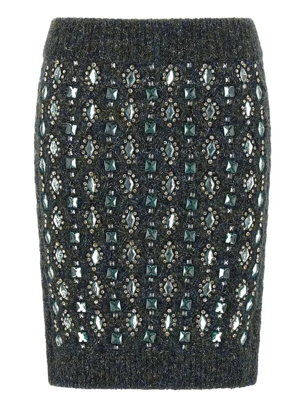 Pinko Strong Enough' Embellished Miniskirt - Multicolor
