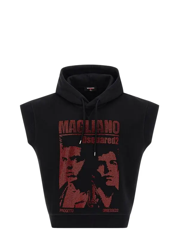 Dsquared2 Magliano X Capsule Adriana Fit Hoodie - Black