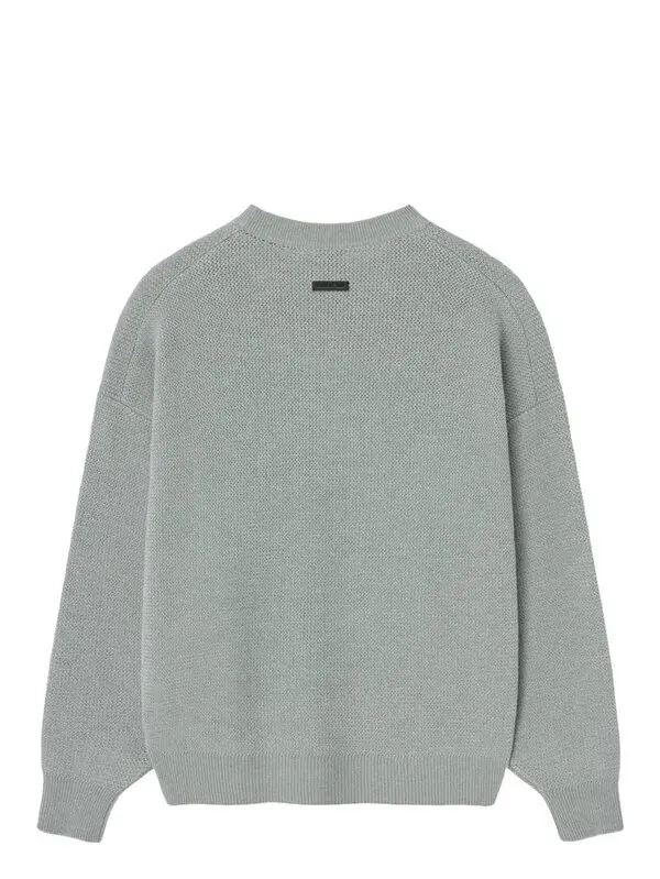 Fear Of God Wool Rib Crewneck Sweater - Grey
