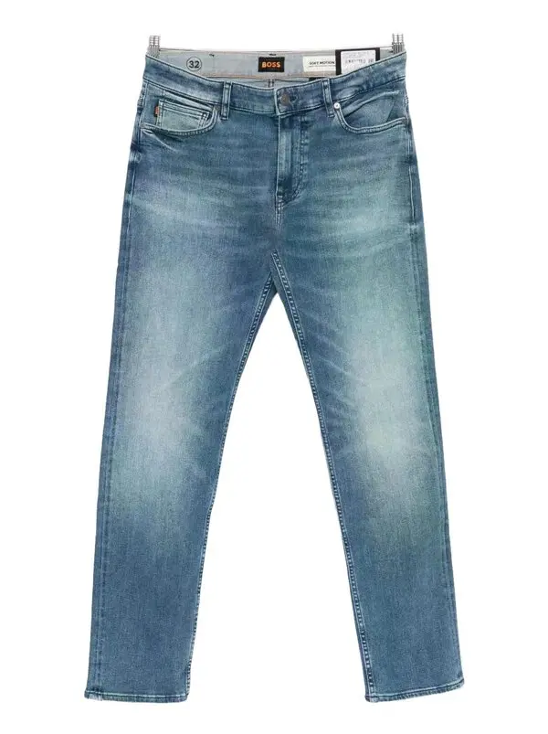 Hugo Boss Faded Denim Jeans - Blue