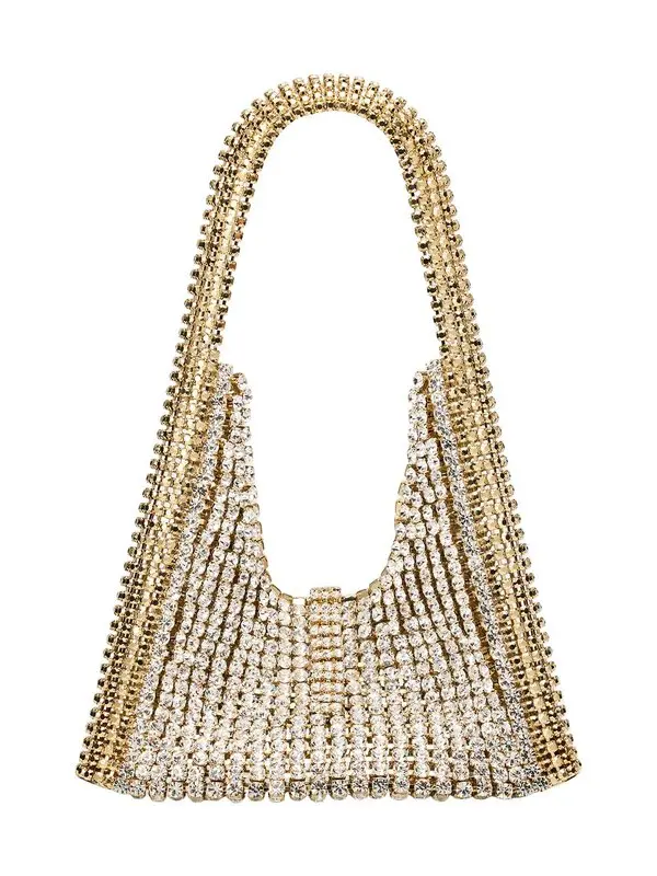 Benedetta Bruzziches Lia Crystal Brass Shoulder Bag - Brass The