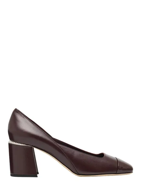 JIMMY CHOO Jenson 65 Patent Leather Pumps - Deep Merlot
