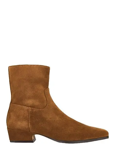 Steve Madden Dusty Ankle Boots - Chestnut Suede