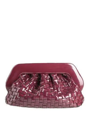 THEMOIRE Handbag Burgundy Textile Fibers - Red