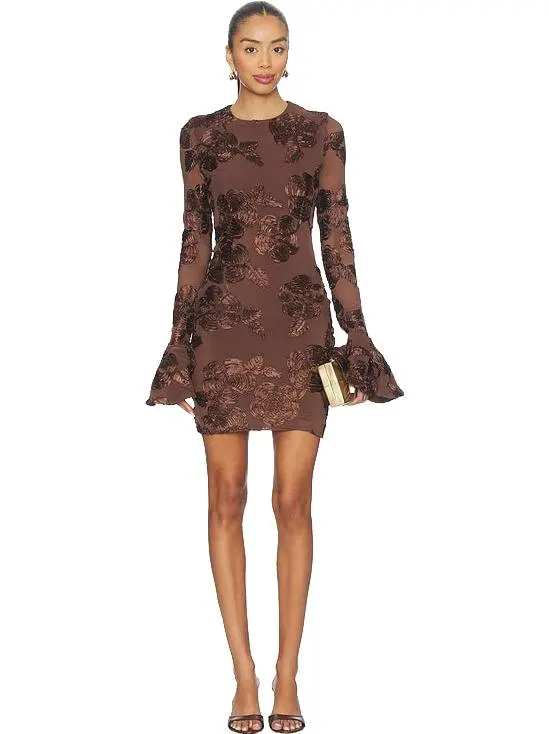 Remain Birger Christensen Rositana Dress - Chicory Coffee