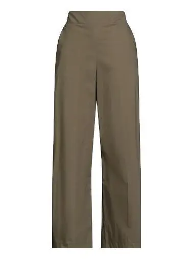 KONTATTO Wide-leg Cotton Pants - Green