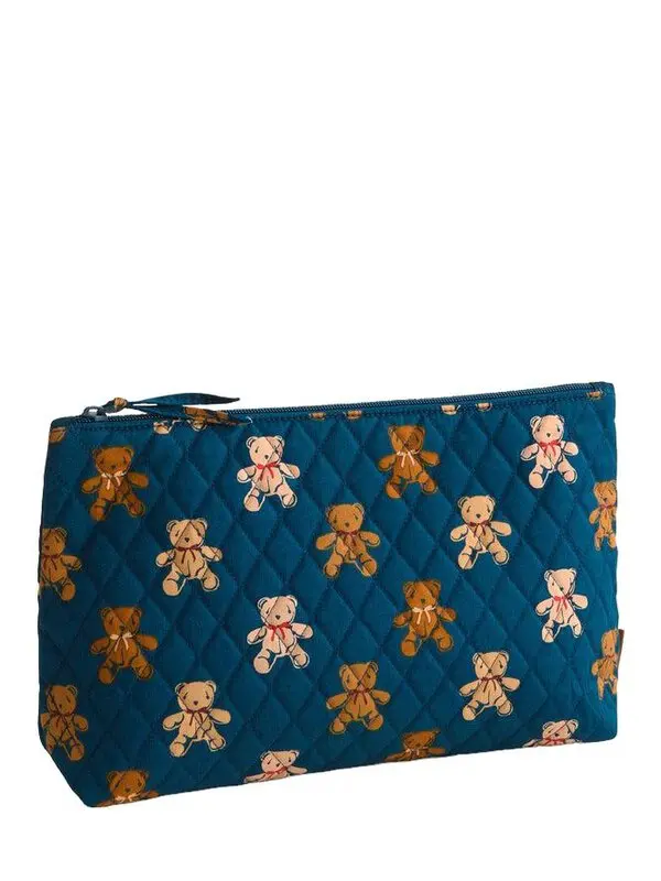 VERA BRADLEY Large Pouch In Bunch Of Bears - Blue