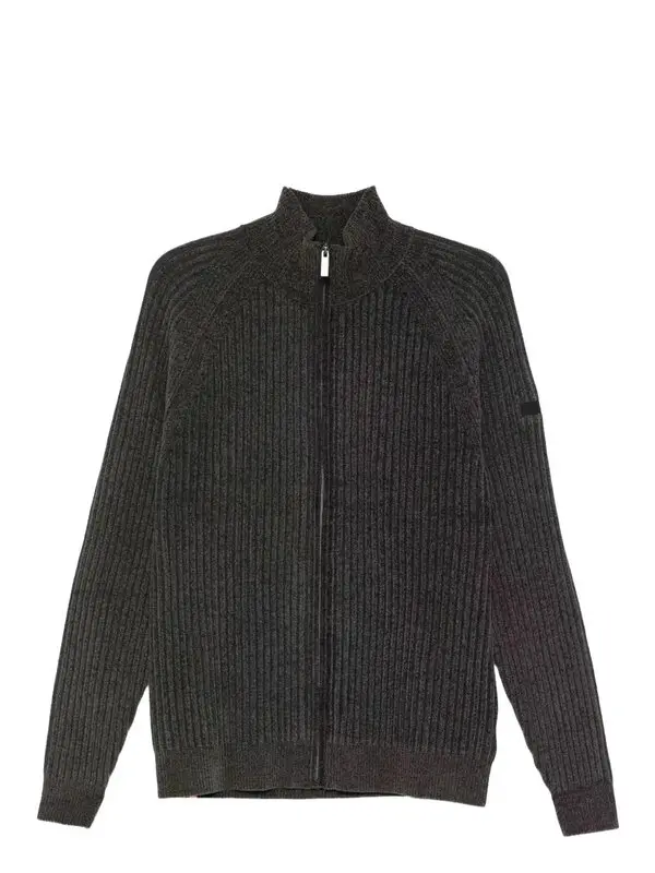 RRD Ribbed Zip-up Cardigan - Green