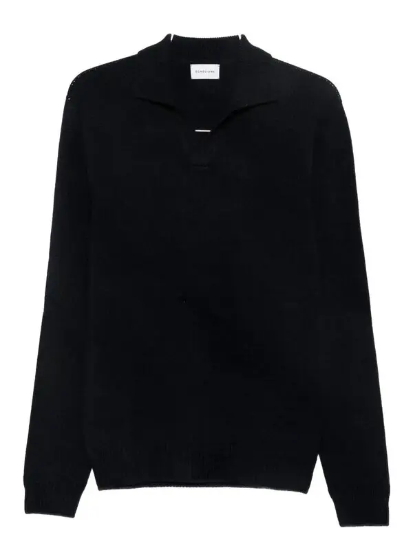 SCAGLIONE Collared Sweater - Blue