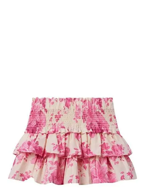 Janie And Jack The Hailey Smocked Skirt - Pink